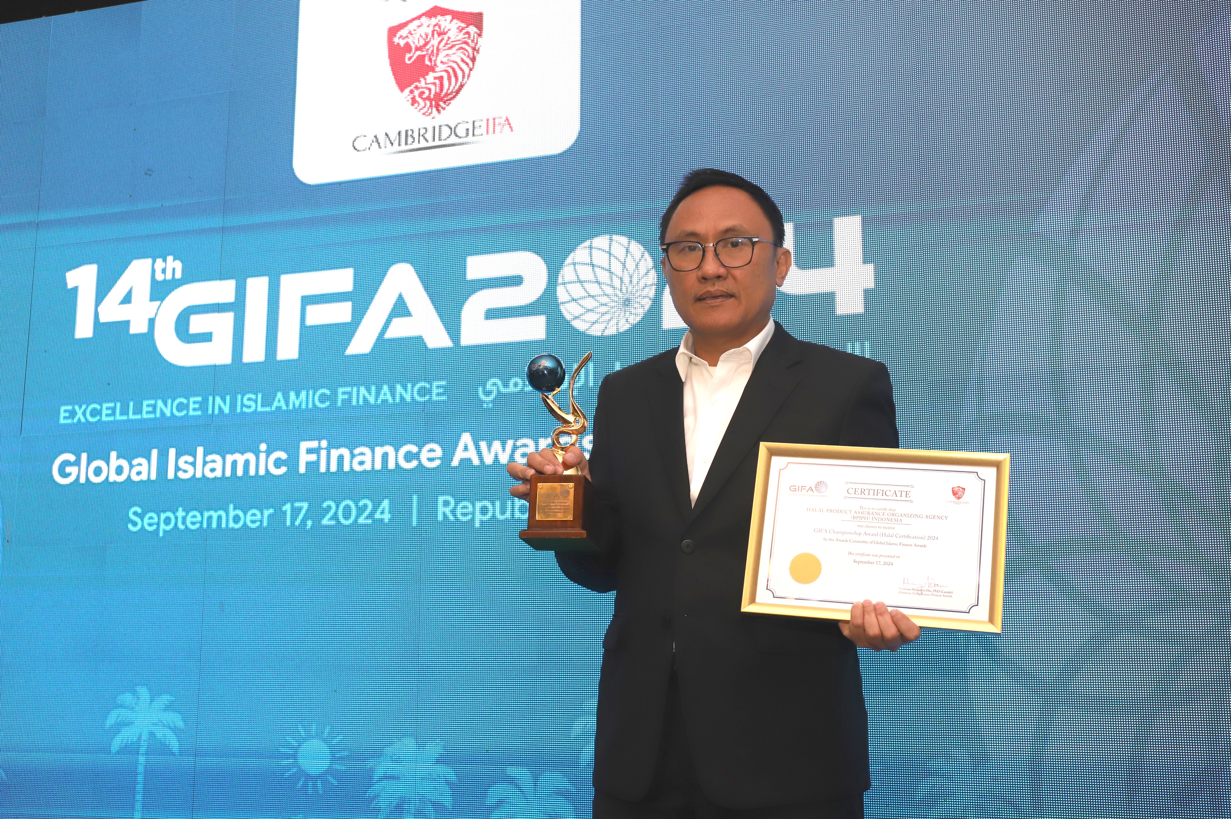 BPJPH wins international GIFA championship award 2024 for halal certification | Salaam Gateway ...